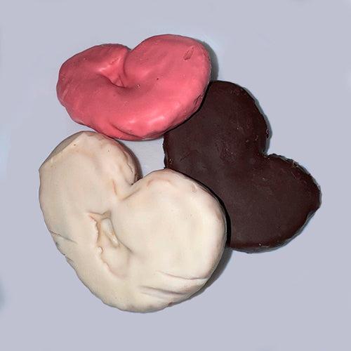 Mini Palmeritas de hojaldre con cobertura sabores surtidos (multialérg ...